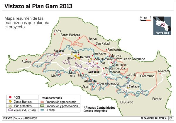 Ministerio de Vivienda definió el Plan GAM 2013 para relanzar ordenamiento urbano - El Financiero